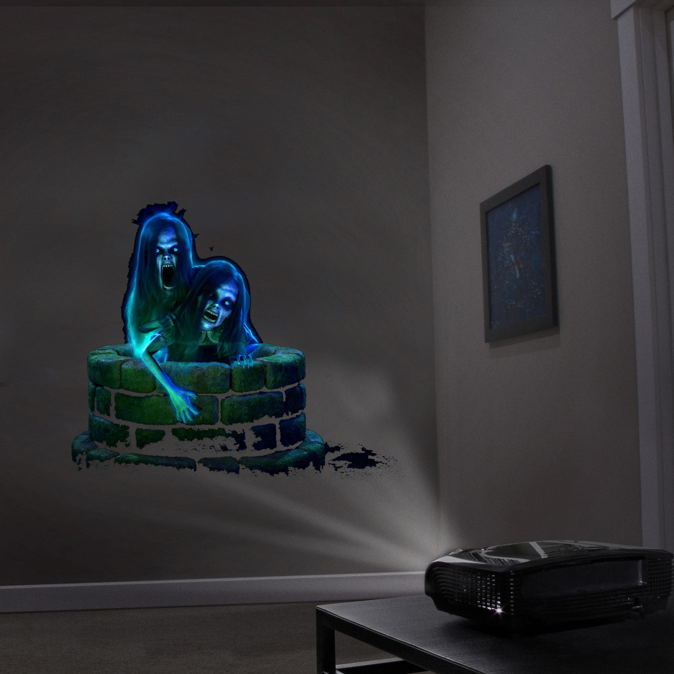 Spooky Halloween Hollusion Digital Decoration Kit Includes 8 AtmosFX V ...